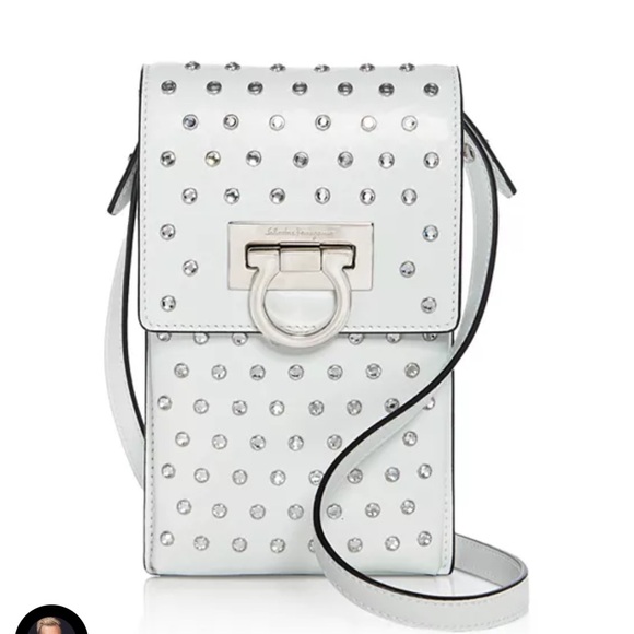 Salvatore Ferragamo | Bags | Salvatore Ferragamo Mufasa Studded Leather ...